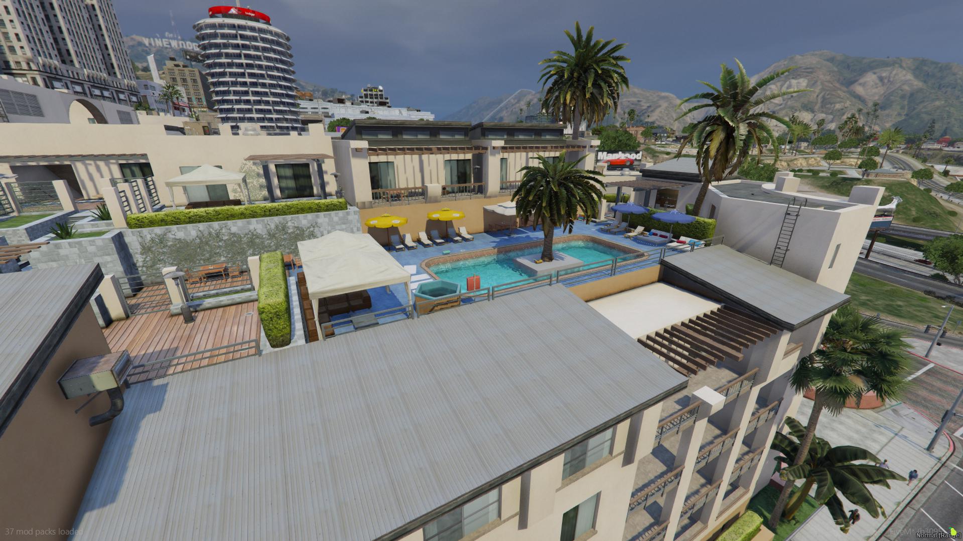 Fivem Rooftop Pool Café MLO - Etsy