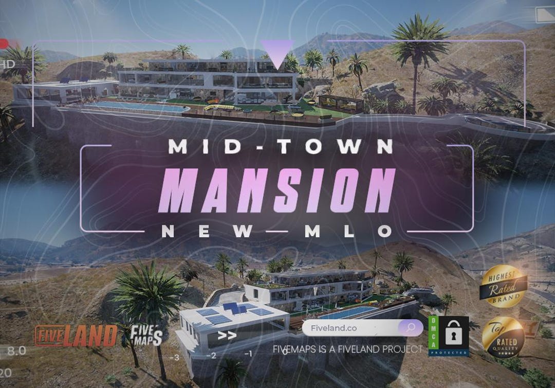 Fivem Mid-town Mafia Mansion MLO: Luxury RP Estate - Etsy
