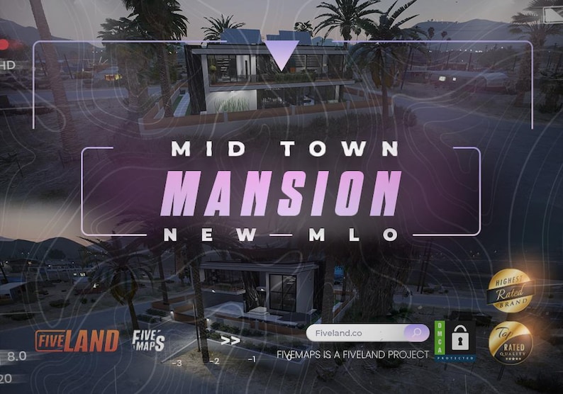 Fivem Mid Town Mafia Mansion MLO - Etsy