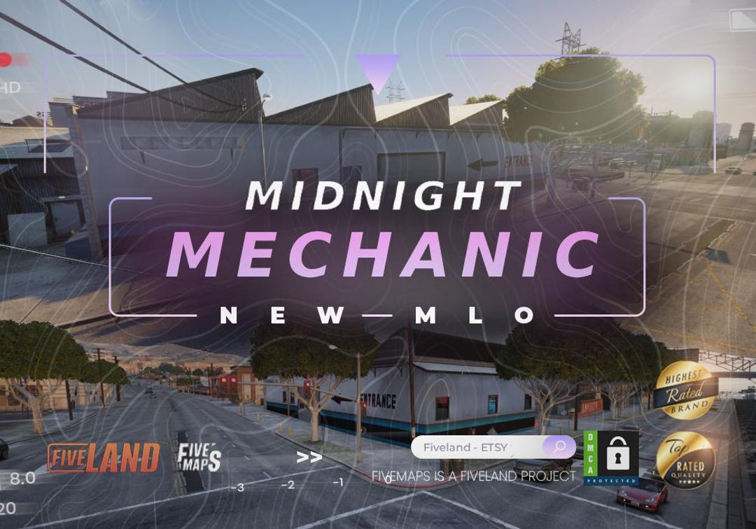 MIDNIGHT MECHANIC Mlo | Fivem Garage | JDM & Tuning | Night Theme ...