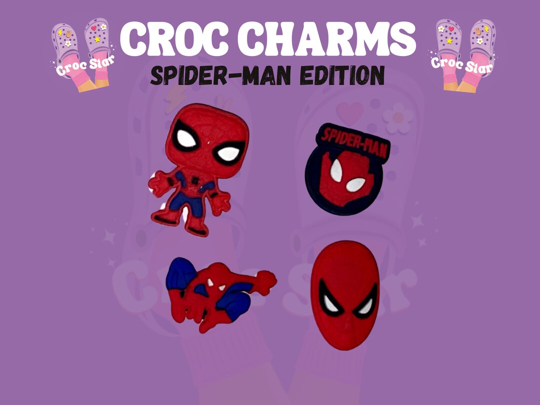 Spiderman Croc Charms Marvel MCU Croc Charms Cartoon Croc Charm Marvel ...