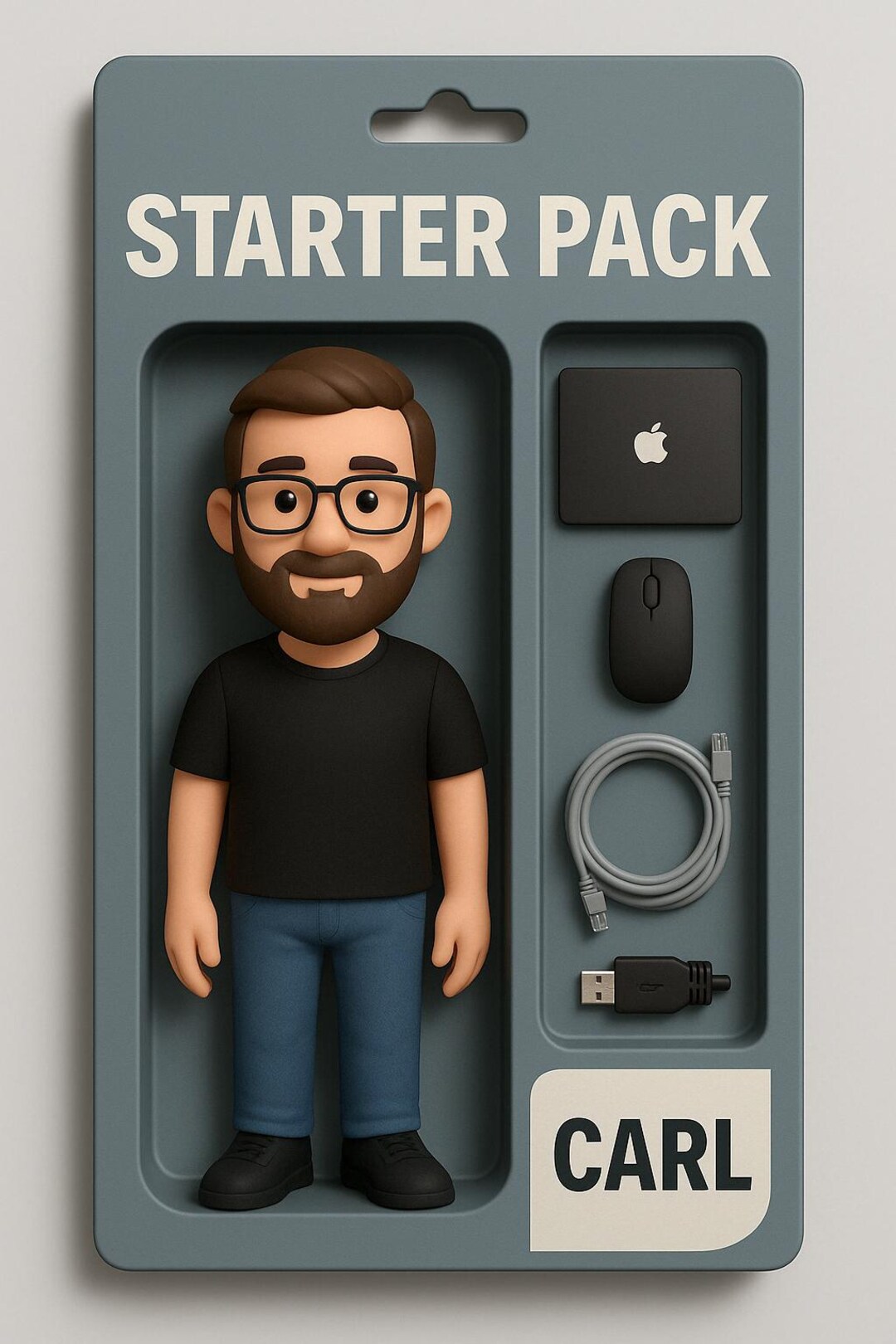 Starter Pack Action Figure of Yourself Personalized Action Figure Make ...