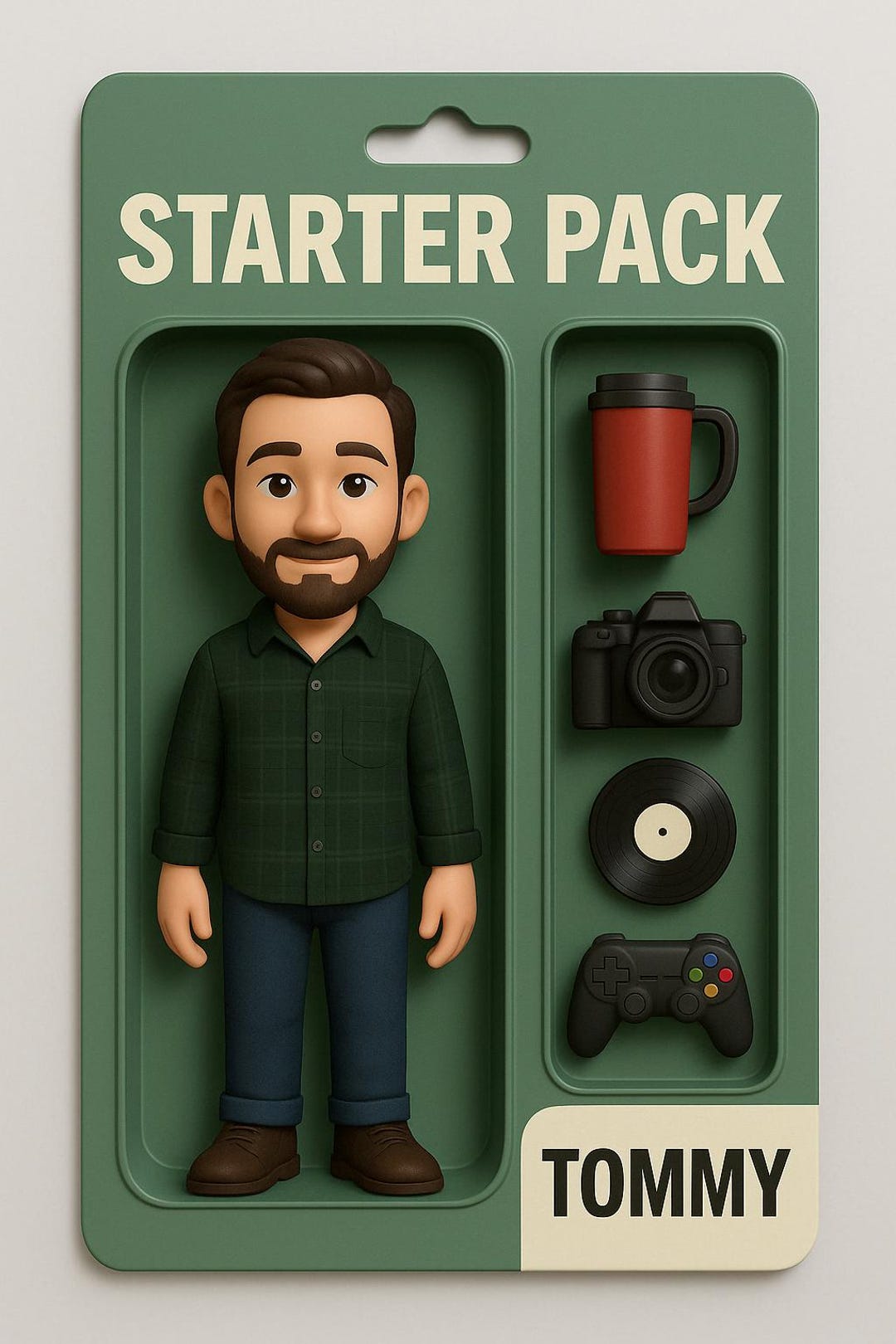 Starter Pack Action Figure of Yourself Personalized Action Figure Make ...