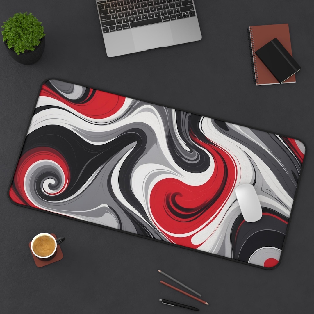 Hydrodip Gaming Mouse Pad XL , RGB Desk Mat Hydrodip Pattern, Cool ...