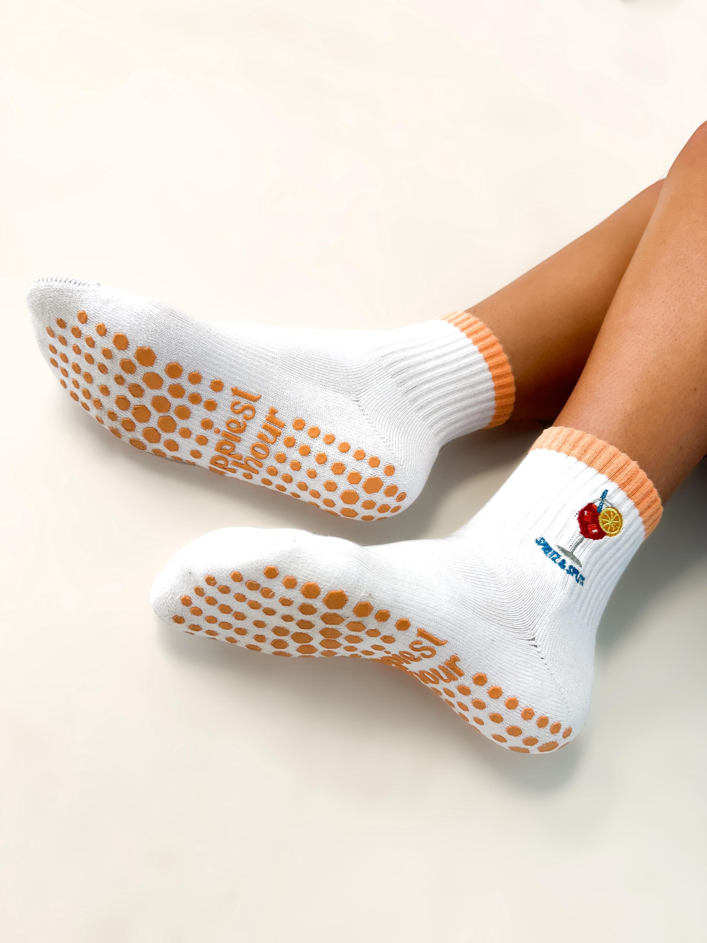 Spritz and Splits Pilates Yoga Barre Grip Socks - Etsy