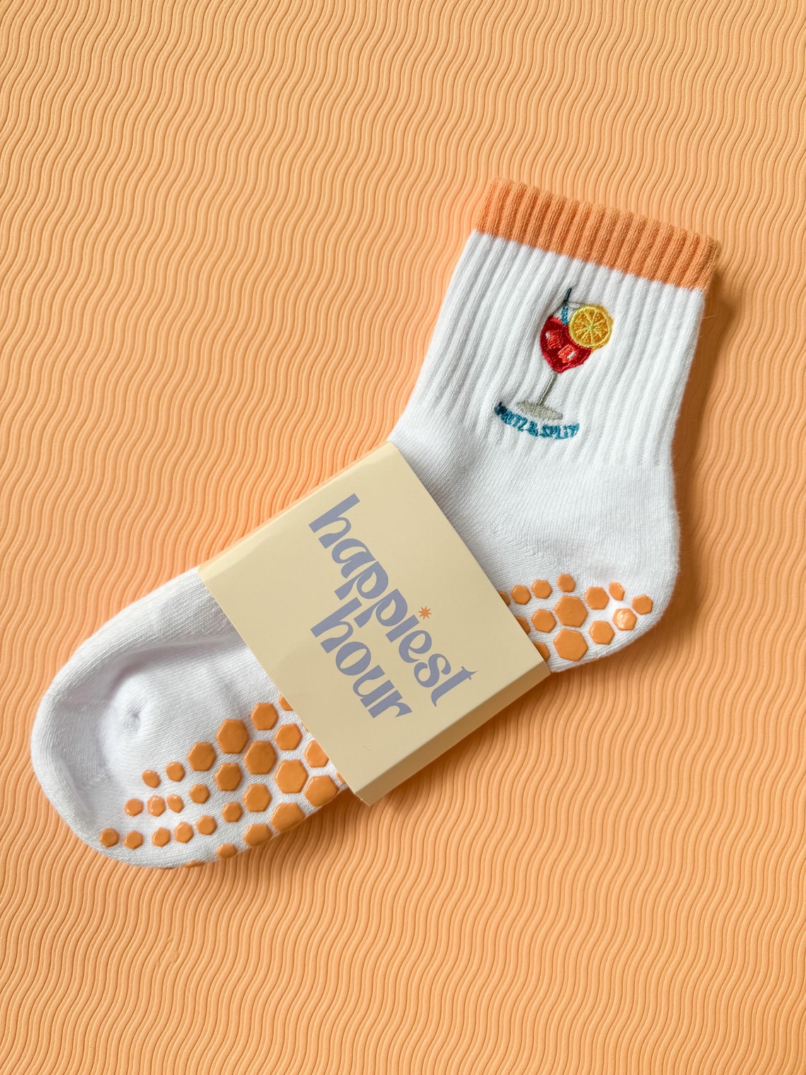 Spritz and Splits Pilates Yoga Barre Grip Socks - Etsy