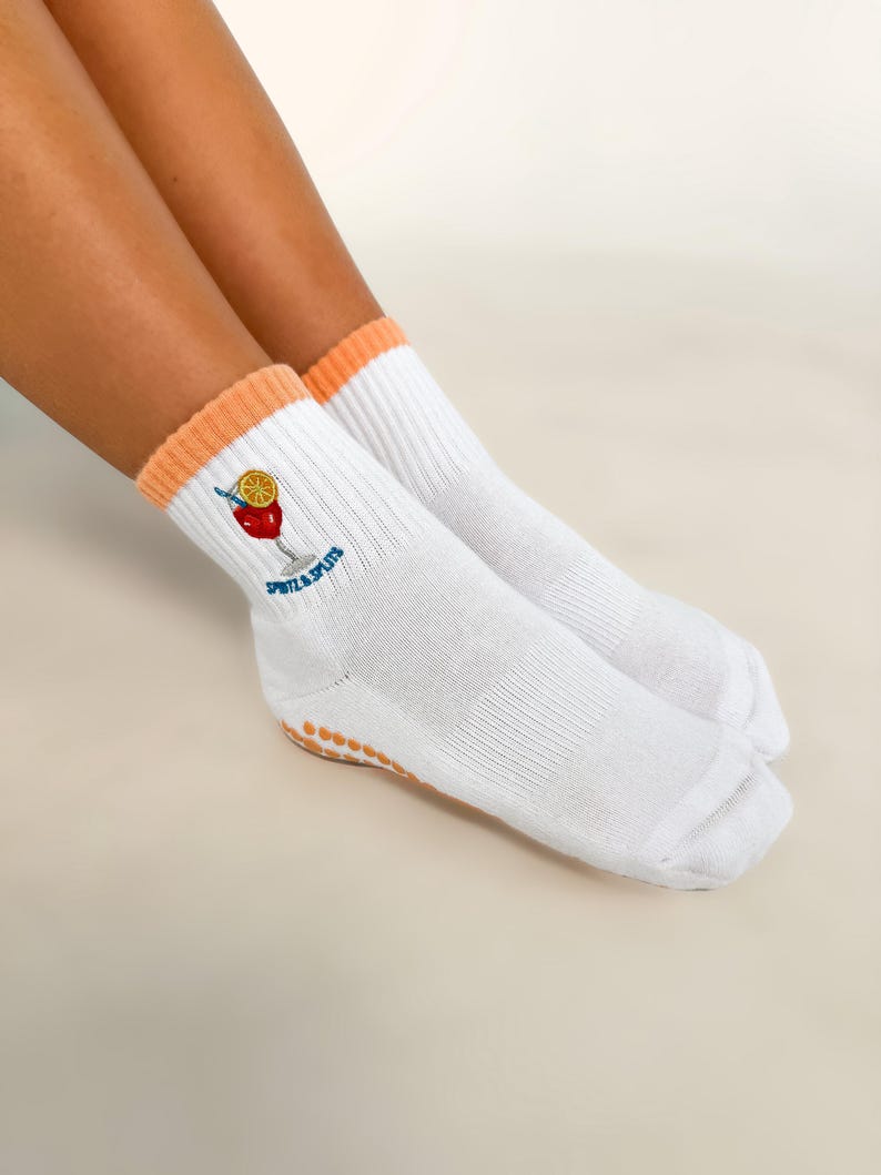 Spritz and Splits Pilates Yoga Barre Grip Socks - Etsy