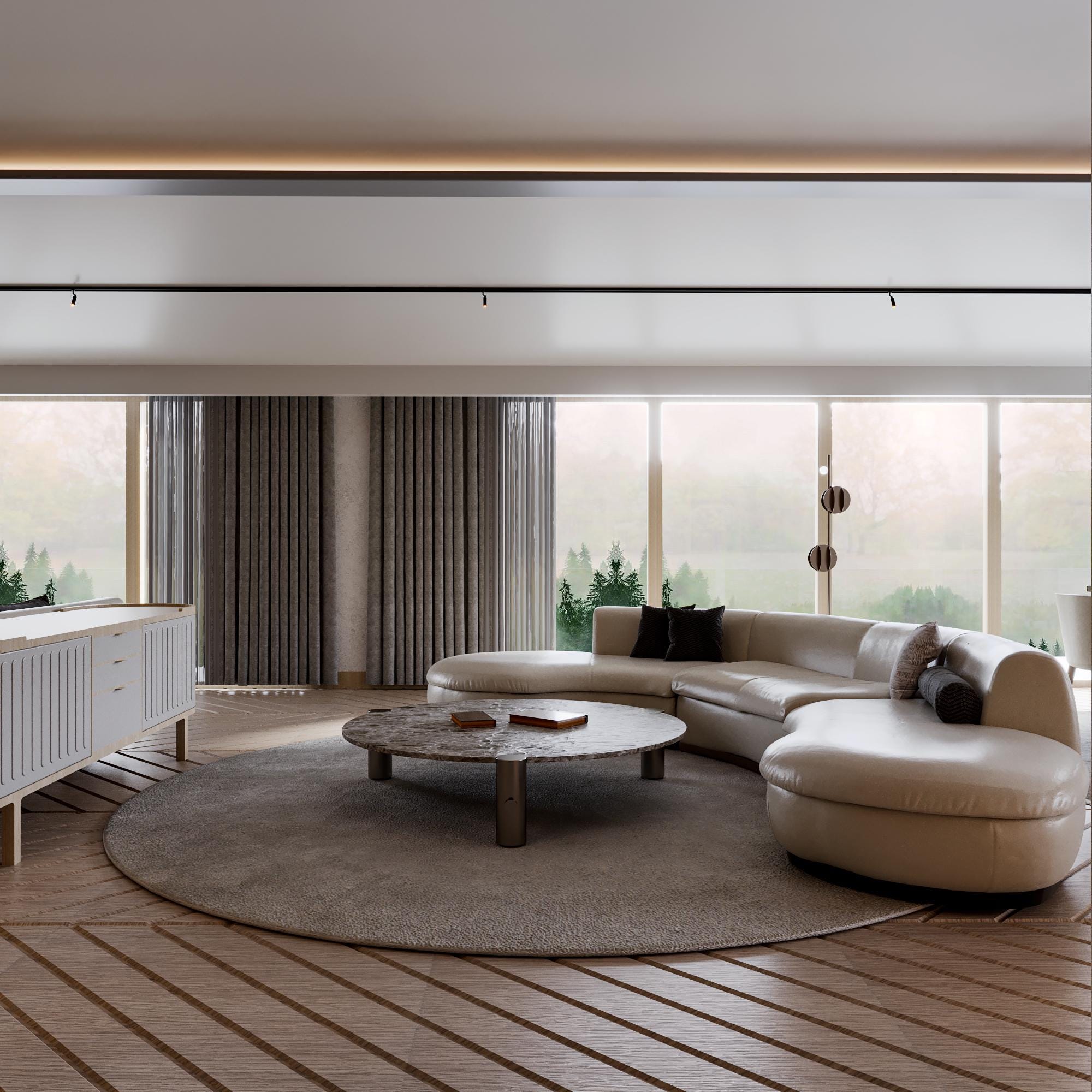 Living Room Design Service | 3D Rendering & Layout Customization ...