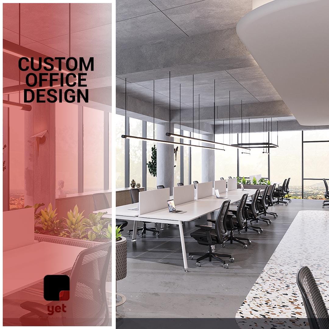 Office, Commercial Design, Custom Office Design, Minimal Office, Office ...