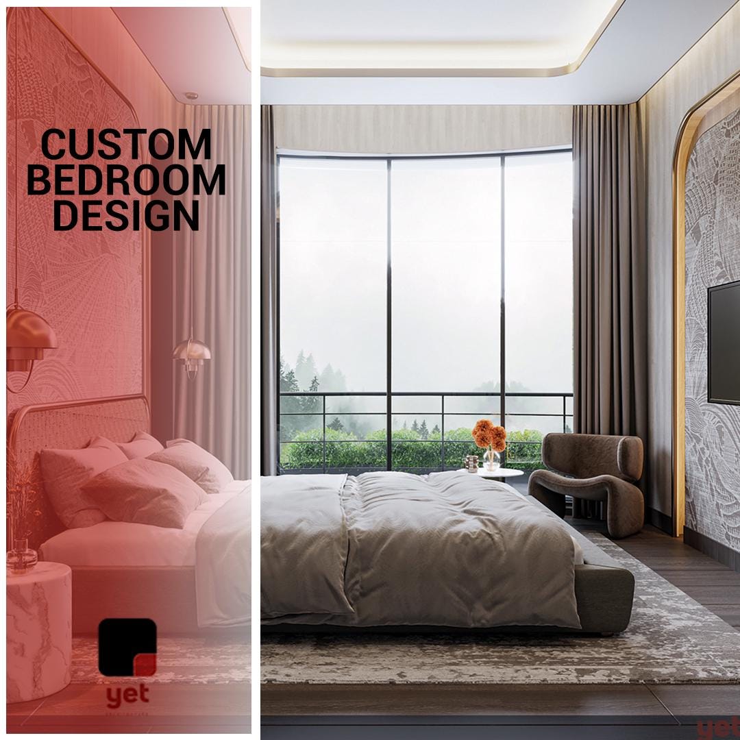 Custom Bedroom Design, Residential Design, Residential 3D Modelling, 3D ...