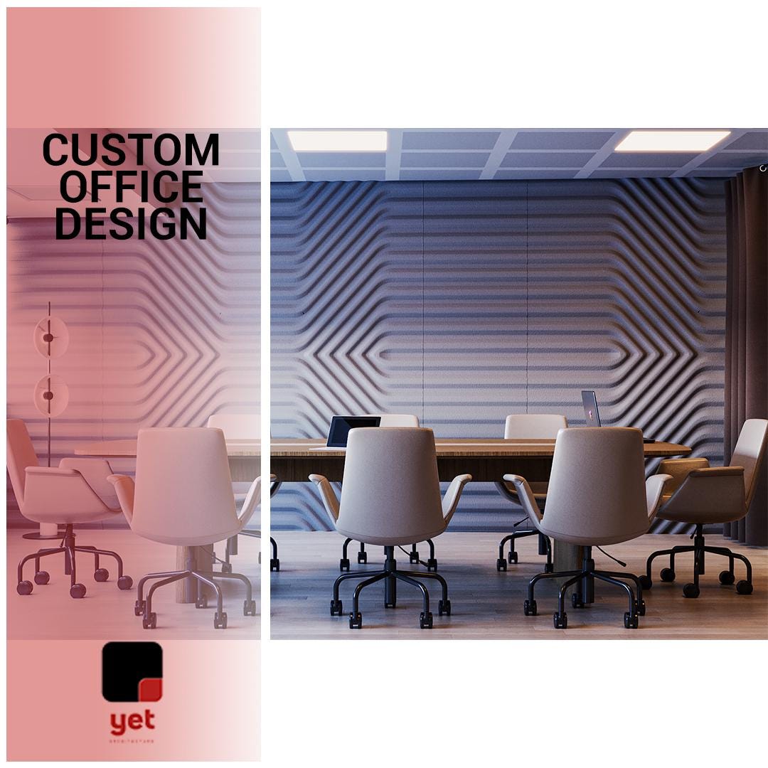 Office, Commercial Design, Custom Office Design, Minimal Office, Office ...