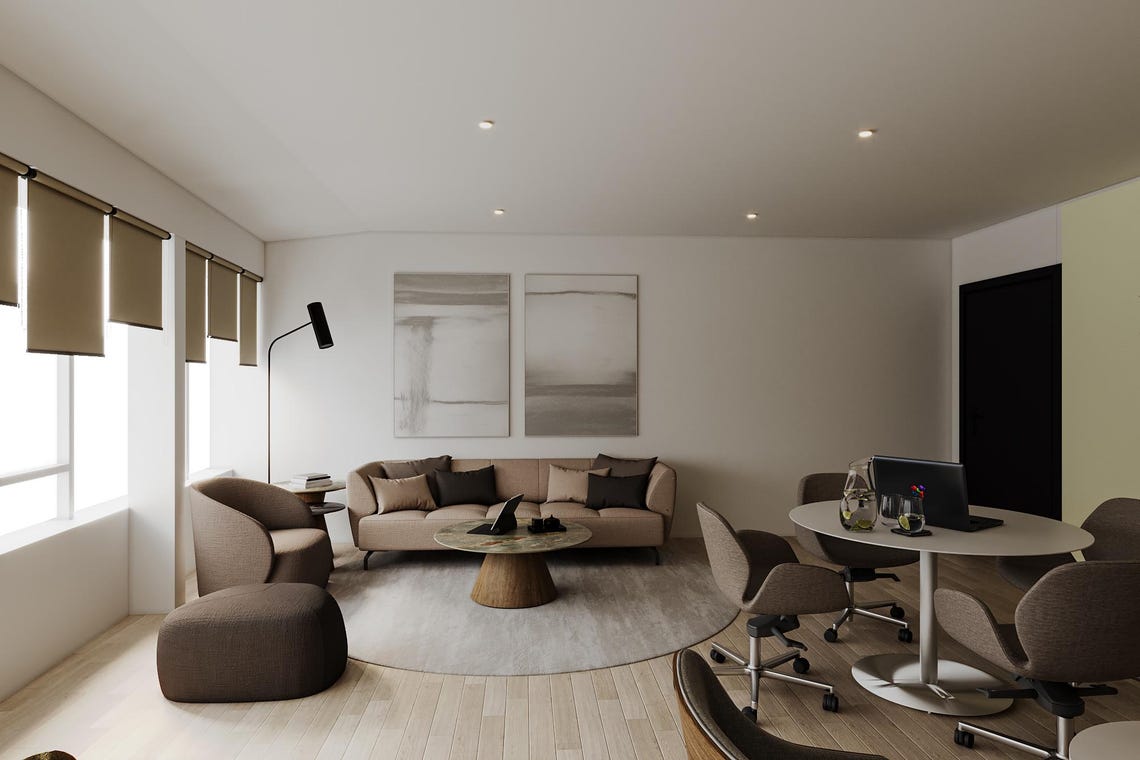 Office, Commercial Design, Custom Office Design, Minimal Office, Office ...