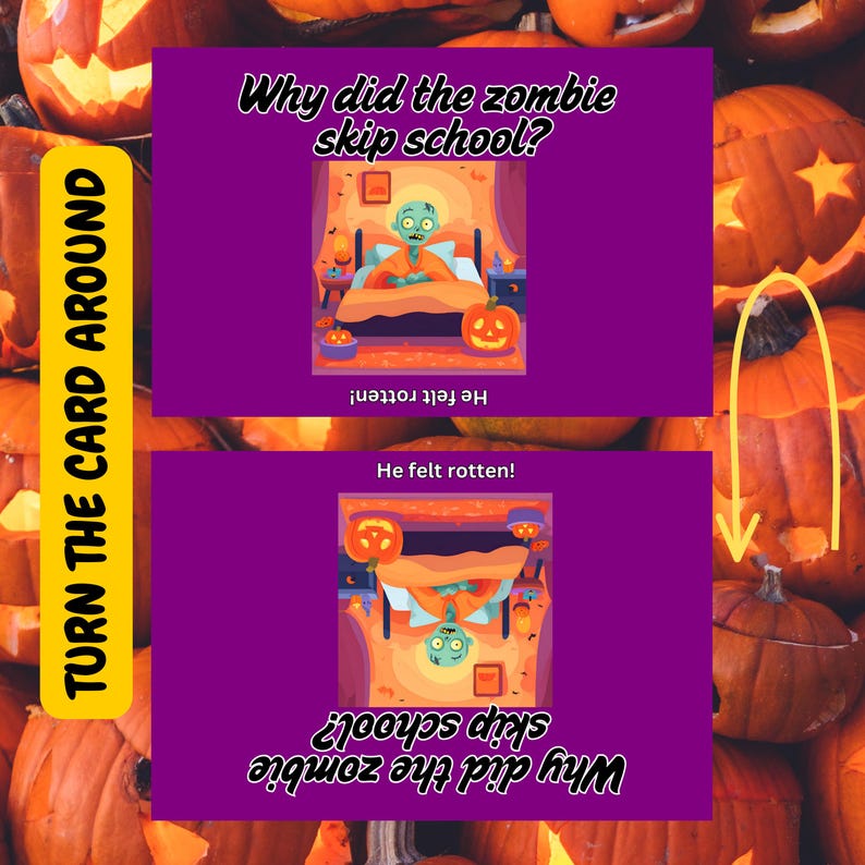 40 Halloween Joke Cards for Kids Fun & Spooky Printable Notes Lunchbox ...