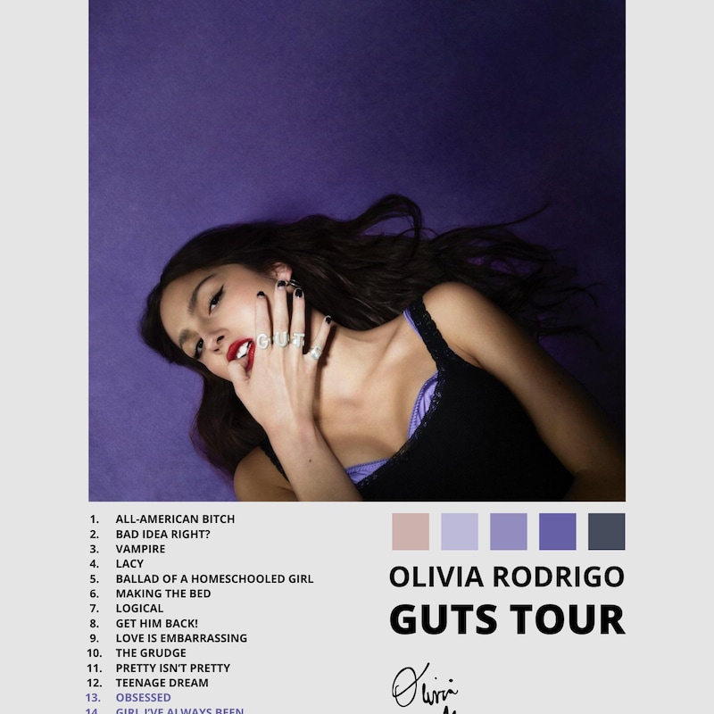 Guts Tour Posters - Etsy
