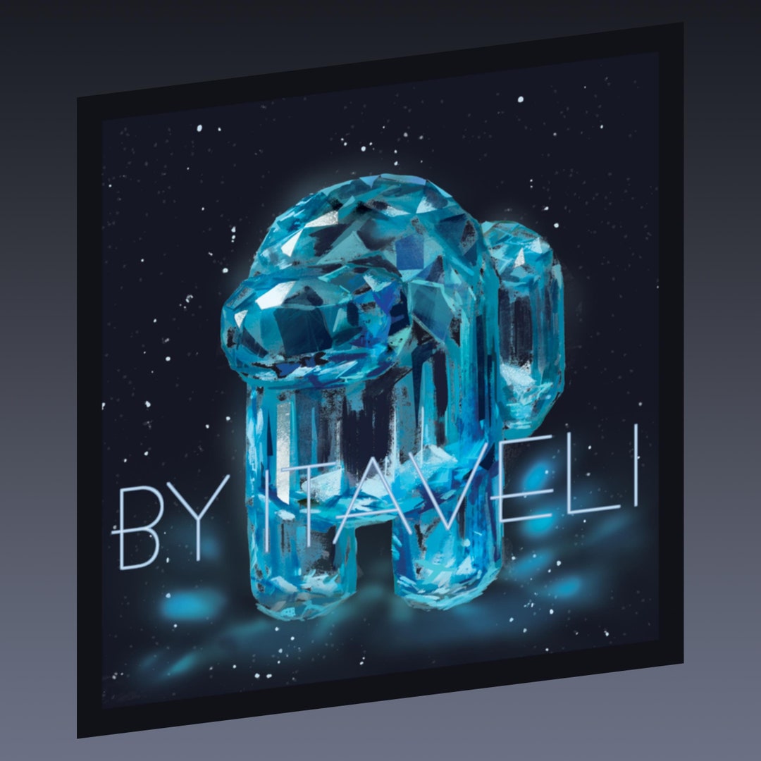 Crystal Amogus Meme Canvas Lunch Bag, Among Us Game, Mental Health Art ...