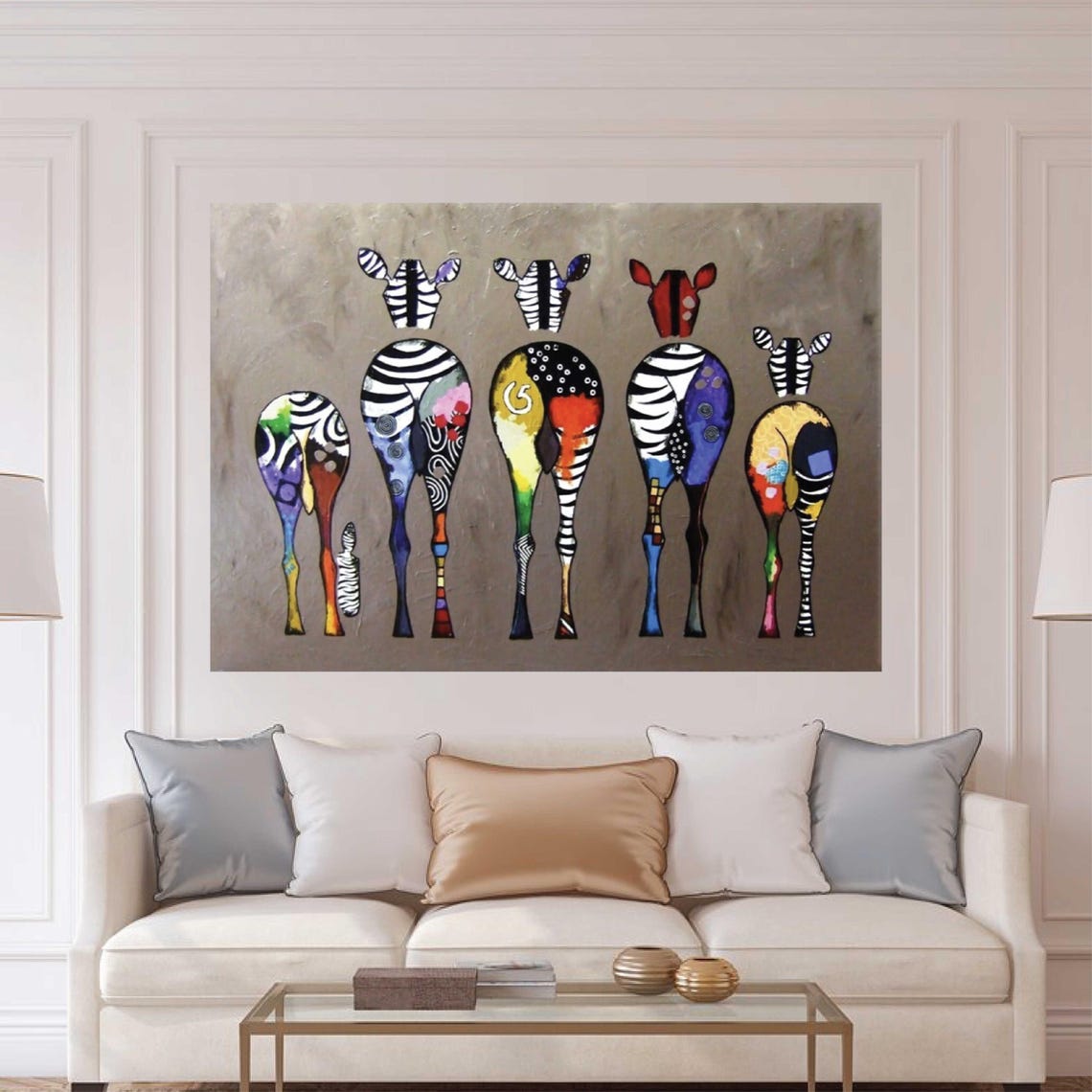 Banksy Zebra Print, Zebra Canvas, Banksy Zebra Art, Banksy Wall Art ...