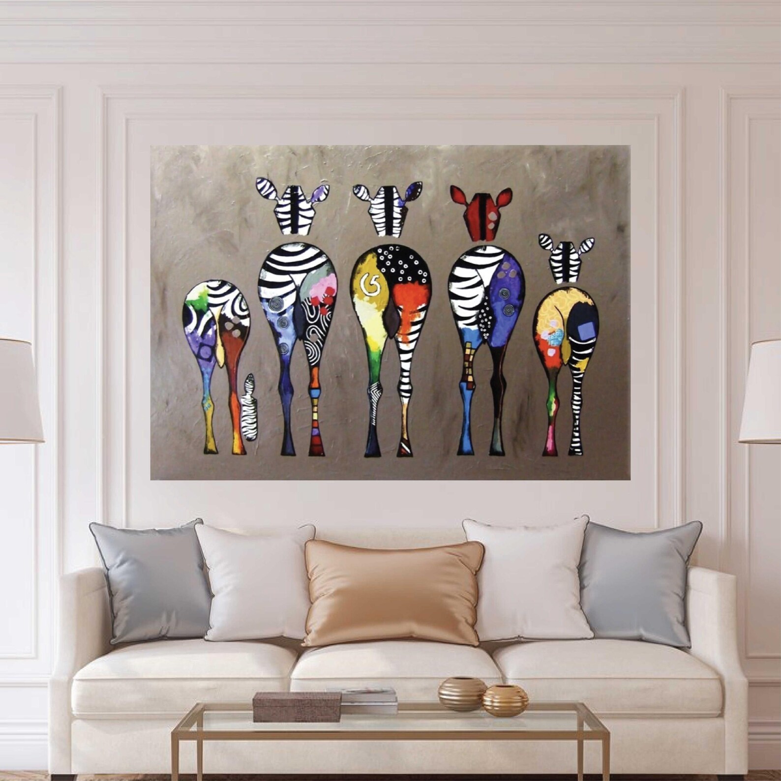 Banksy Zebra Print, Zebra Canvas, Banksy Zebra Art, Banksy Wall Art ...