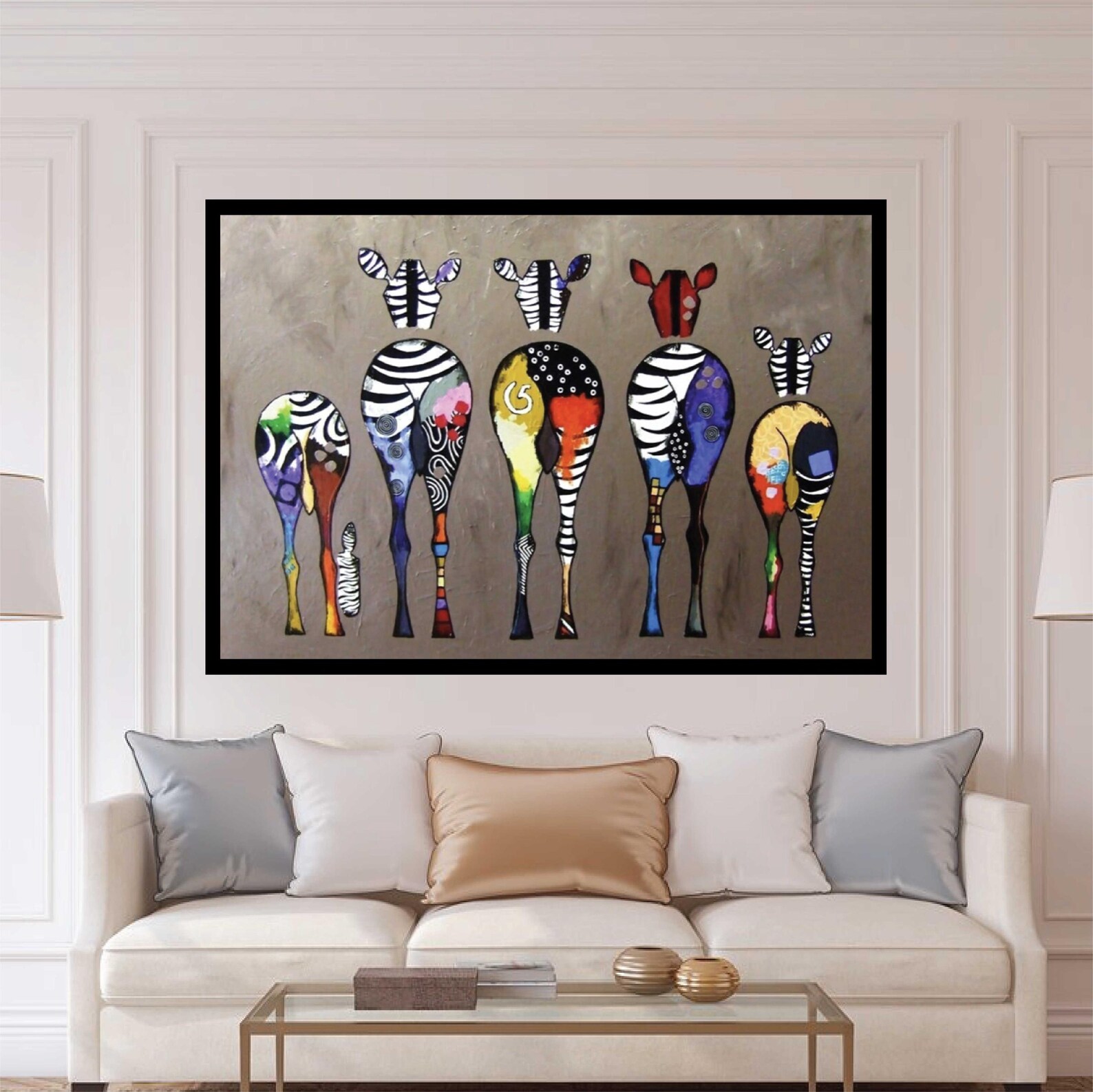 Banksy Zebra Print, Zebra Canvas, Banksy Zebra Art, Banksy Wall Art ...