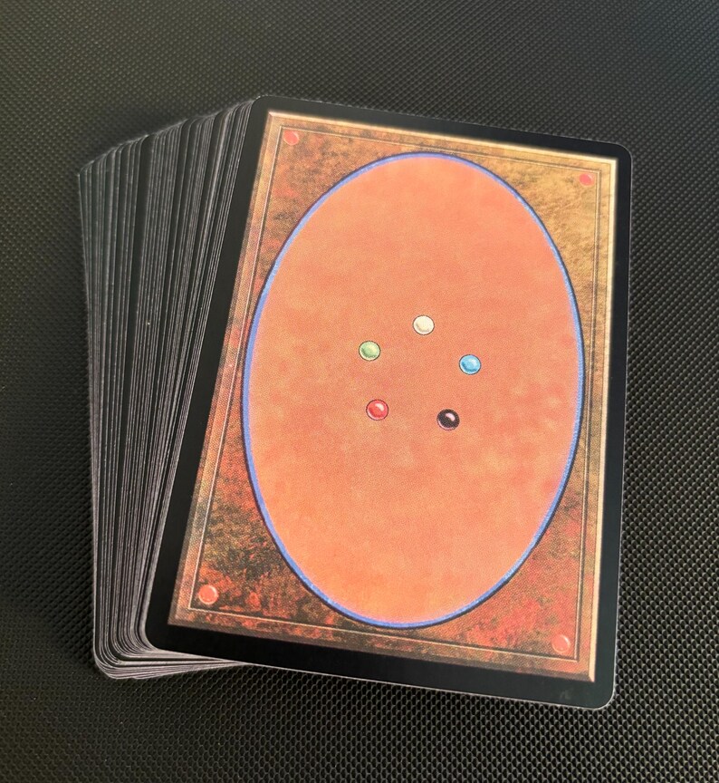 Black Lotus P9 Power Nine MTG Custom Art on Proxy Card retro Alpha Beta ...