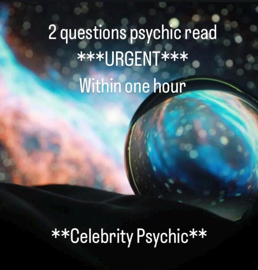 Emergency Psychic Reading, Same Hour Psychic Reading, Psychic Read ...