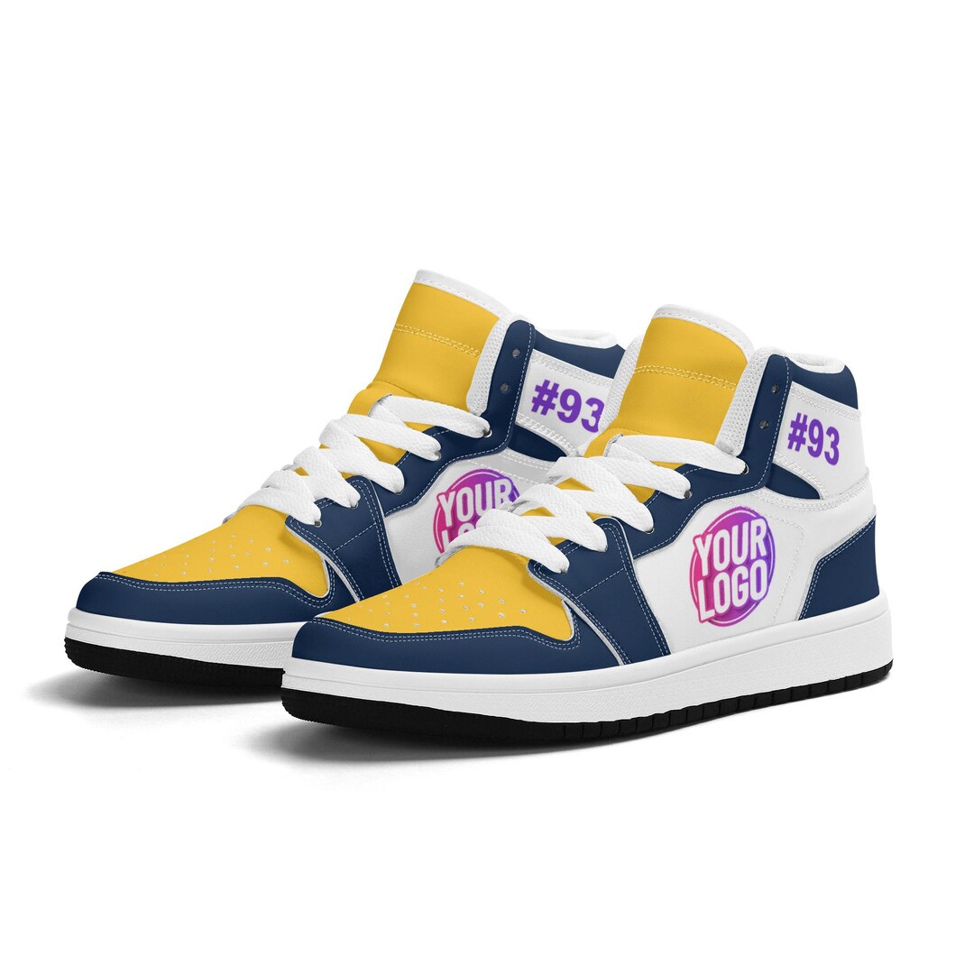 Custom Milwaukee Inspired Sneakers | Blue & Gold Baseball Shoes ...