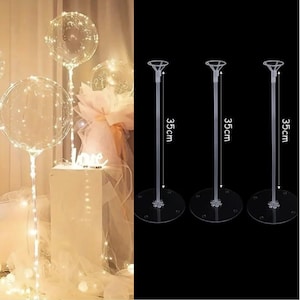 LED Balloon Warm Clear 20" | DIY LED Light Reusable Balloon | Party Light Decoration | Wedding ...