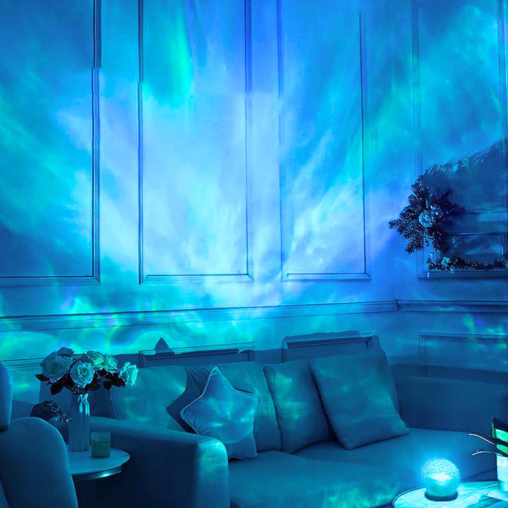 Ocean Waves Water Ripple Projector | Party Light Lamp Decor | LED Light ...