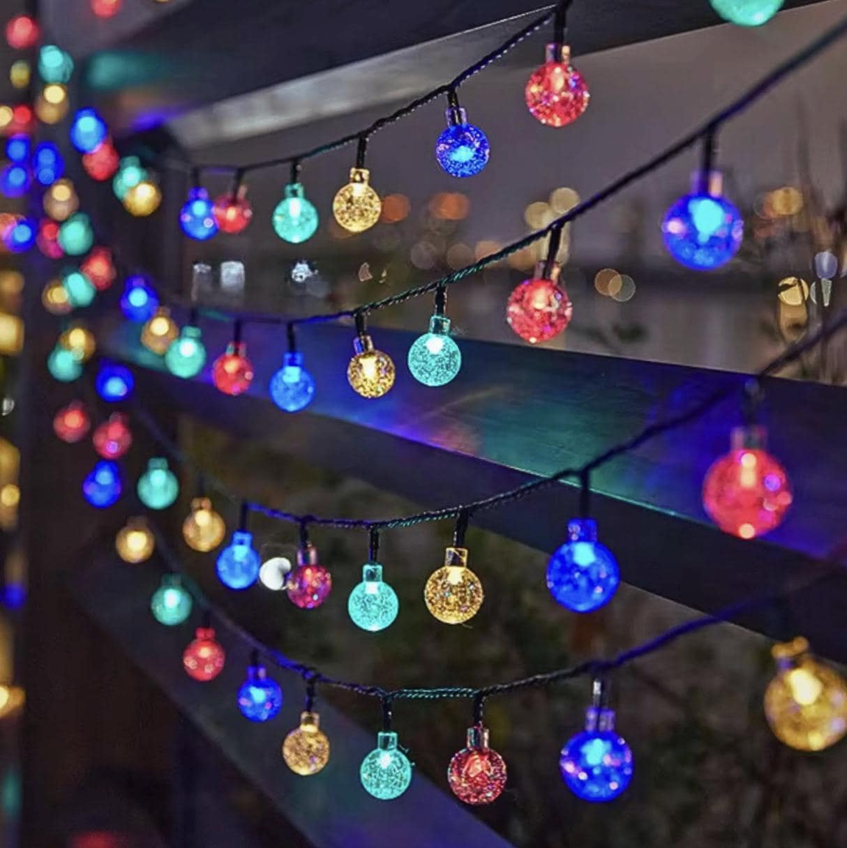 Fairy String Lights Solar Powered Water Resistant | LED Light ...