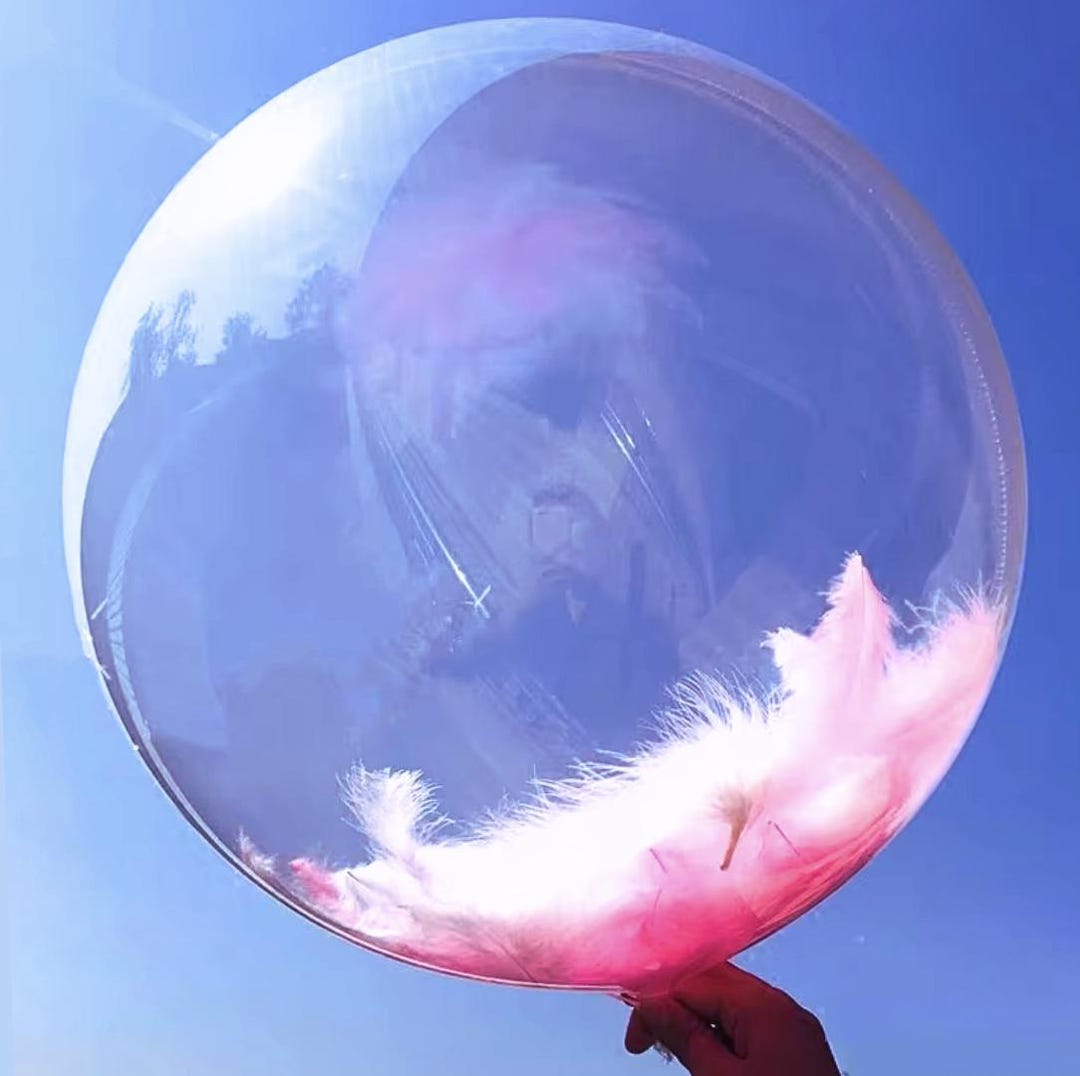 Clear Transparent Reusable Balloon | Party Light Decoration | Bobo ...