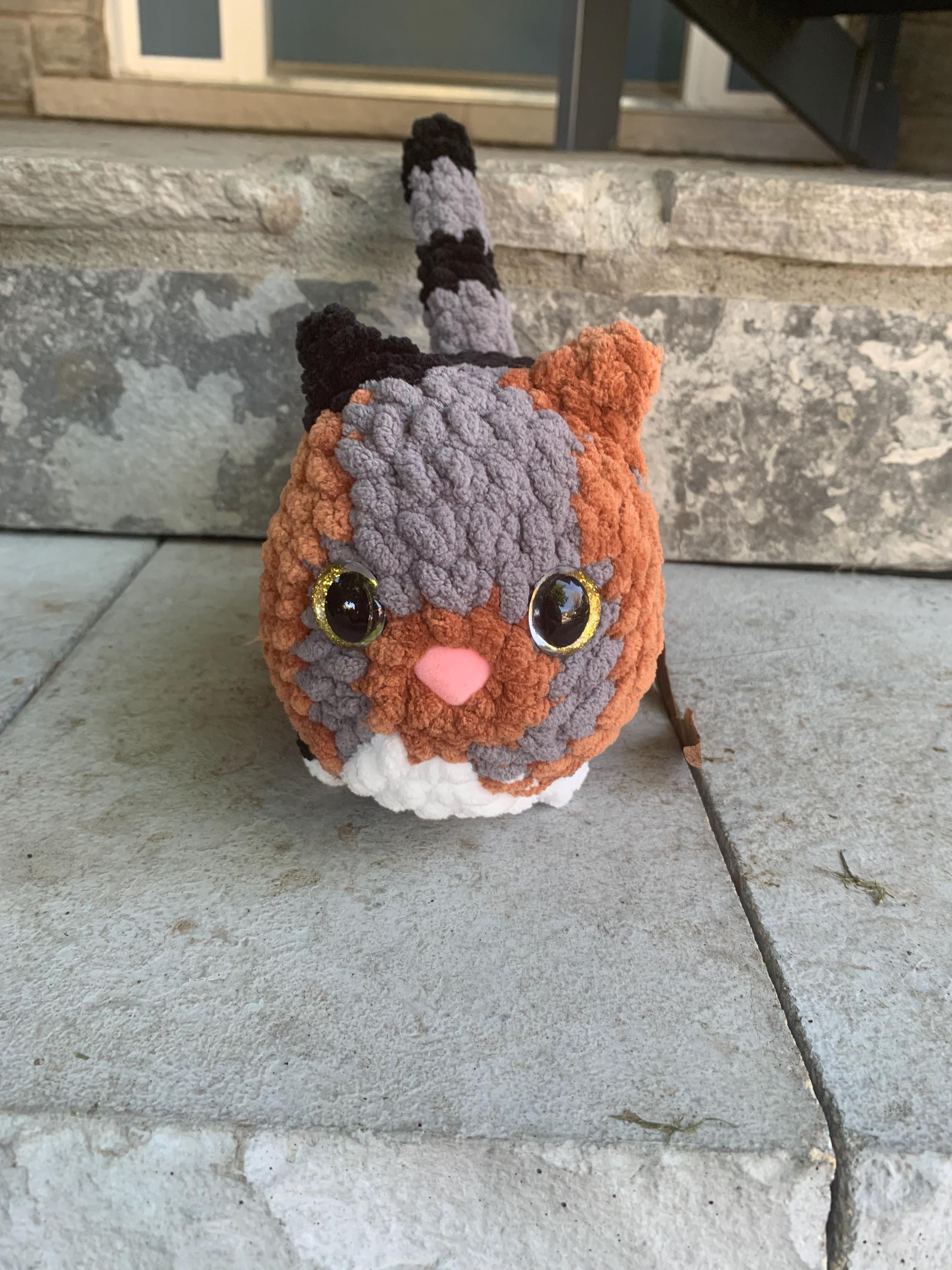 Crochet Tabby Loaf Cat Pattern - Etsy