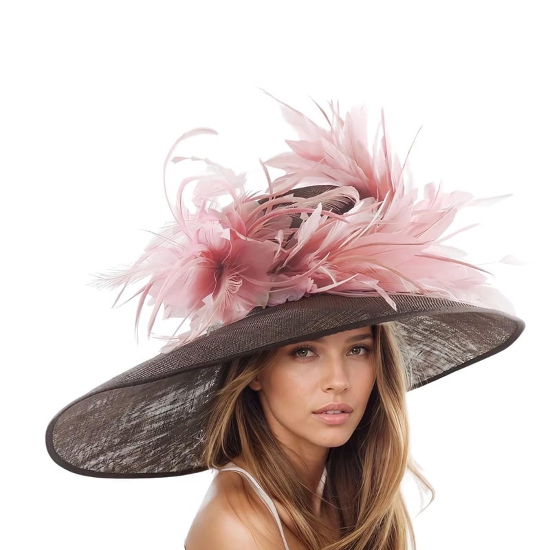 Brown Kentucky Derby Day Hat - Etsy UK