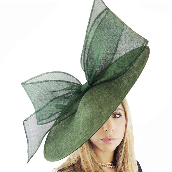 Green Fascinator - Etsy