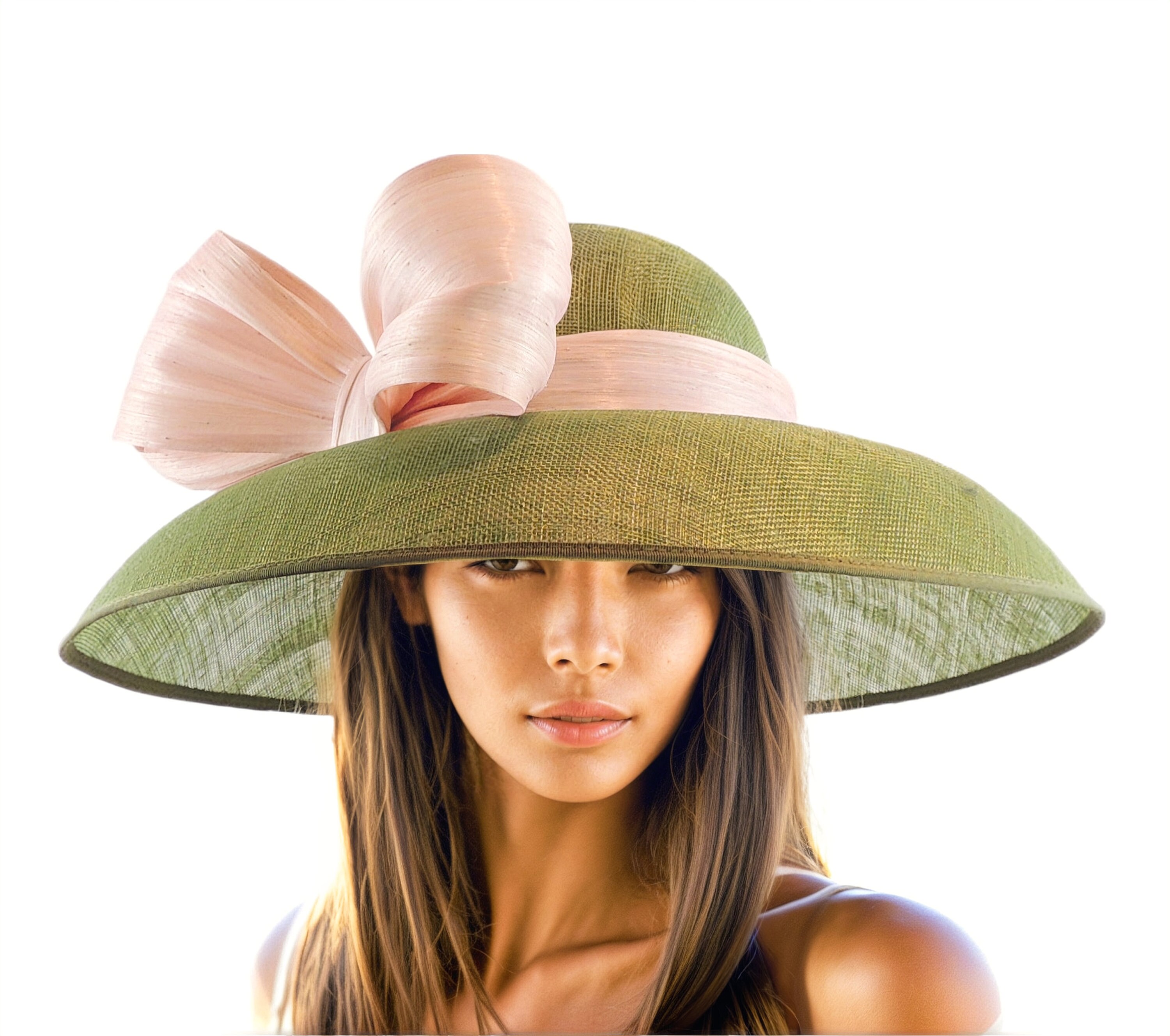 Olive Forest Green Kentucky Derby Hats Royal Ascot Church Ladies Race ...