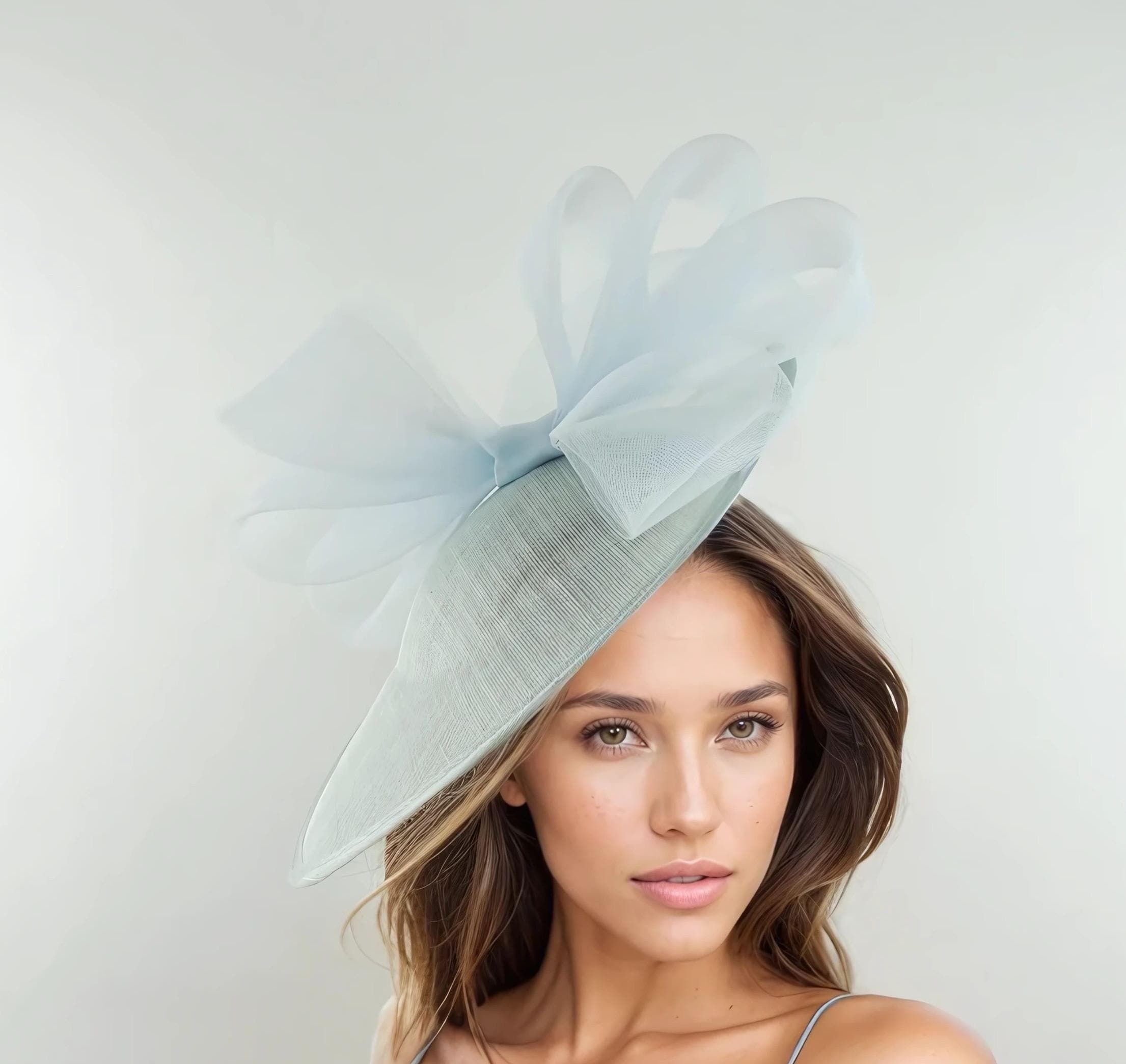 Lemon Butter Pale Lemon Yellow Saucer Disc Kentucky Derby Fascinator ...