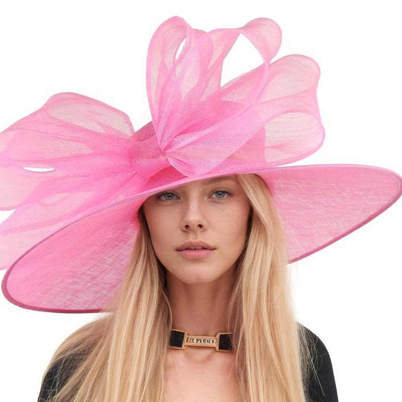 Pink Derby Hats - Etsy