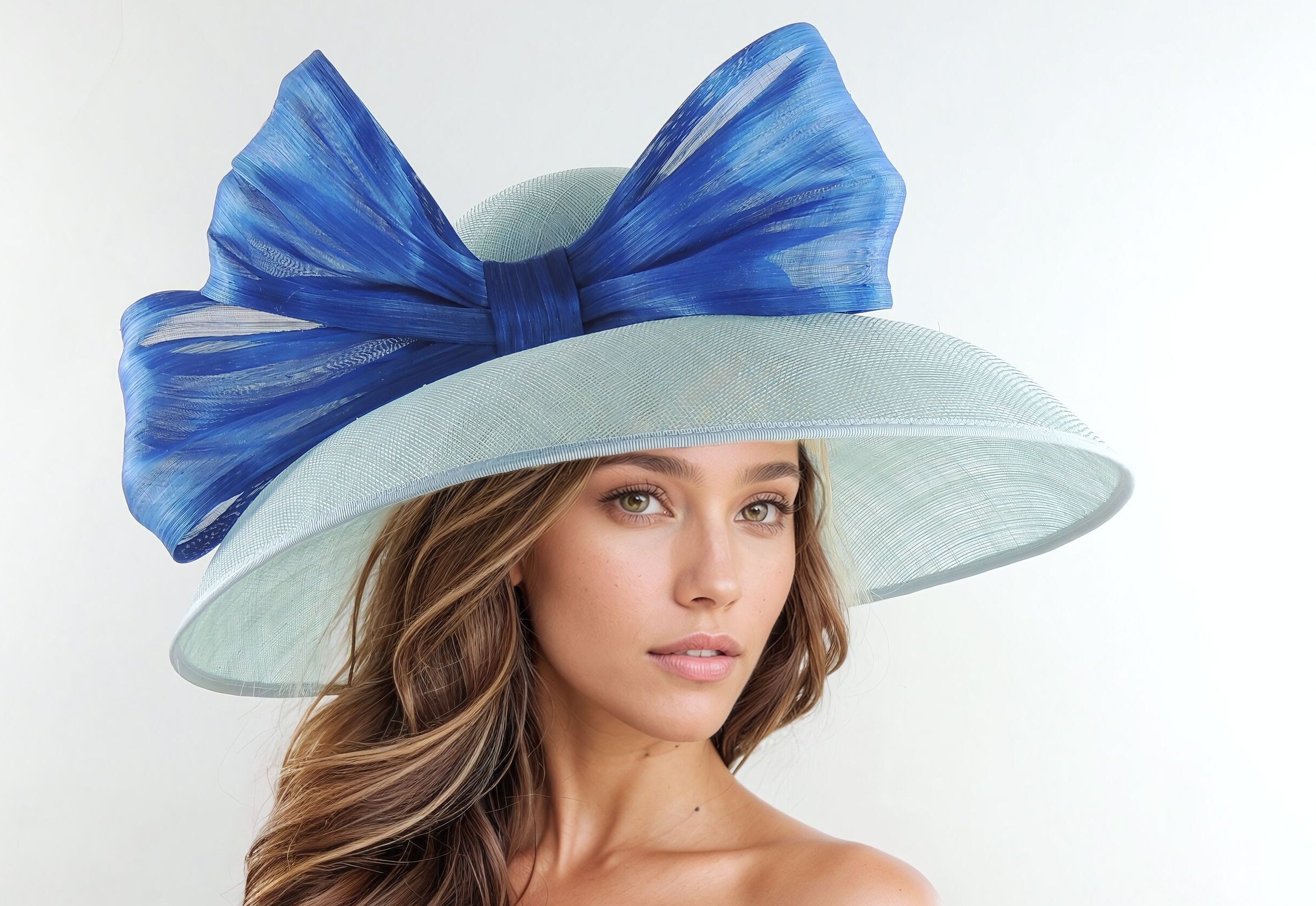 Lemon Yellow Kentucky Derby Hats Royal Ascot Church Ladies Race Day Tea ...