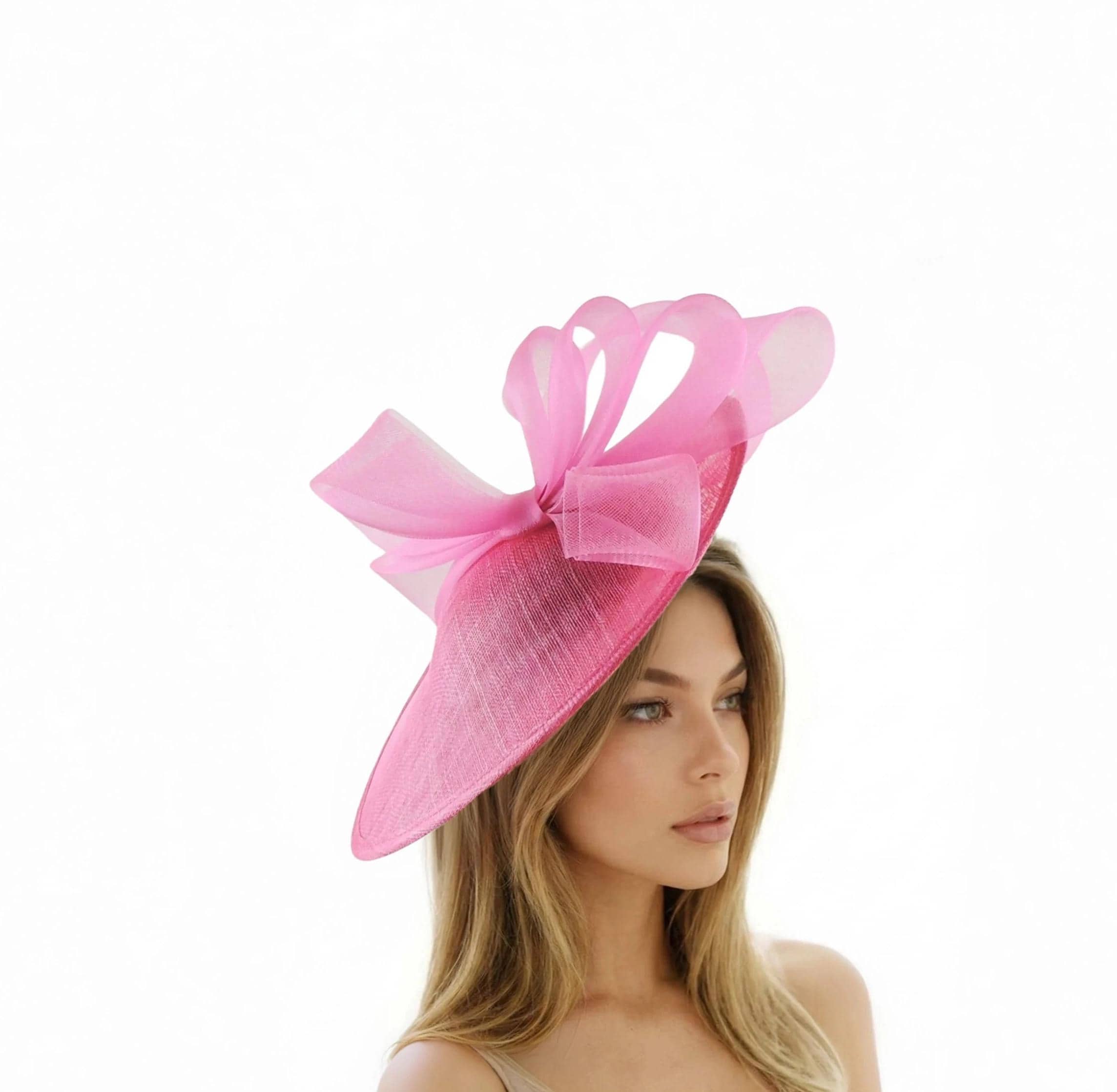 Butter Pale Lemon Yellow Saucer Disc Kentucky Derby Fascinator Hat ...