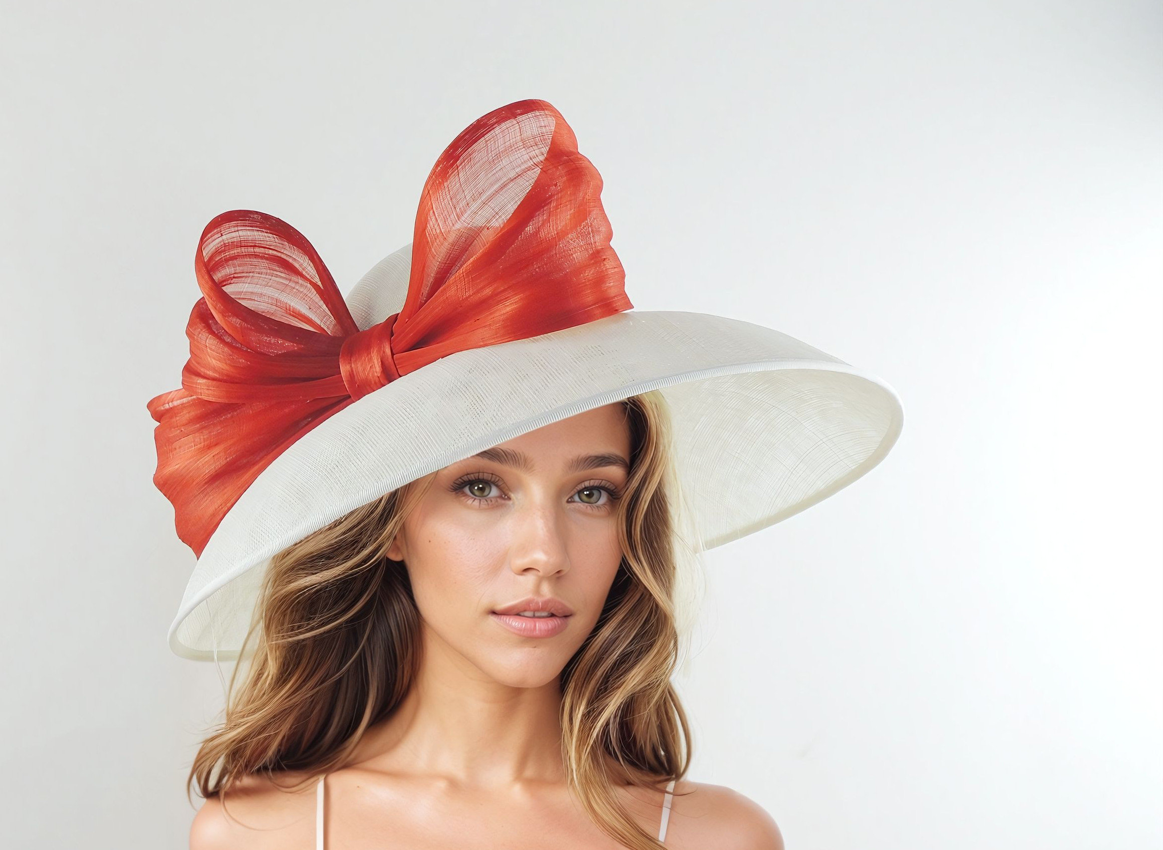 Baby Pale Blush Pink Olive Green Derby Hats Royal Ascot Church Ladies ...