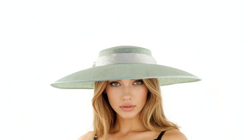 Butter Yellow Kentucky Derby Elegant Hat for Woman Statement Hat Bow ...