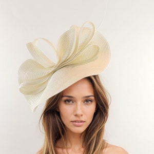 Black Noir Statement Fascinator Womans Hat Kentucky Derby Oaks Ascot ...