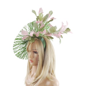 Yellow Kentucky Derby Hat, Lemon Yellow Ascot Hat,yellow Tea Party Hat ...