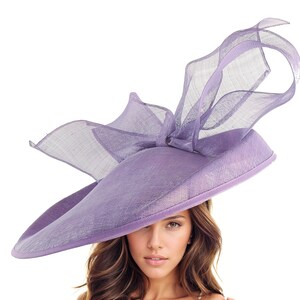 Dusty Blush Pale Pink Statement Hatinator Kentucky Derby Fascinator ...