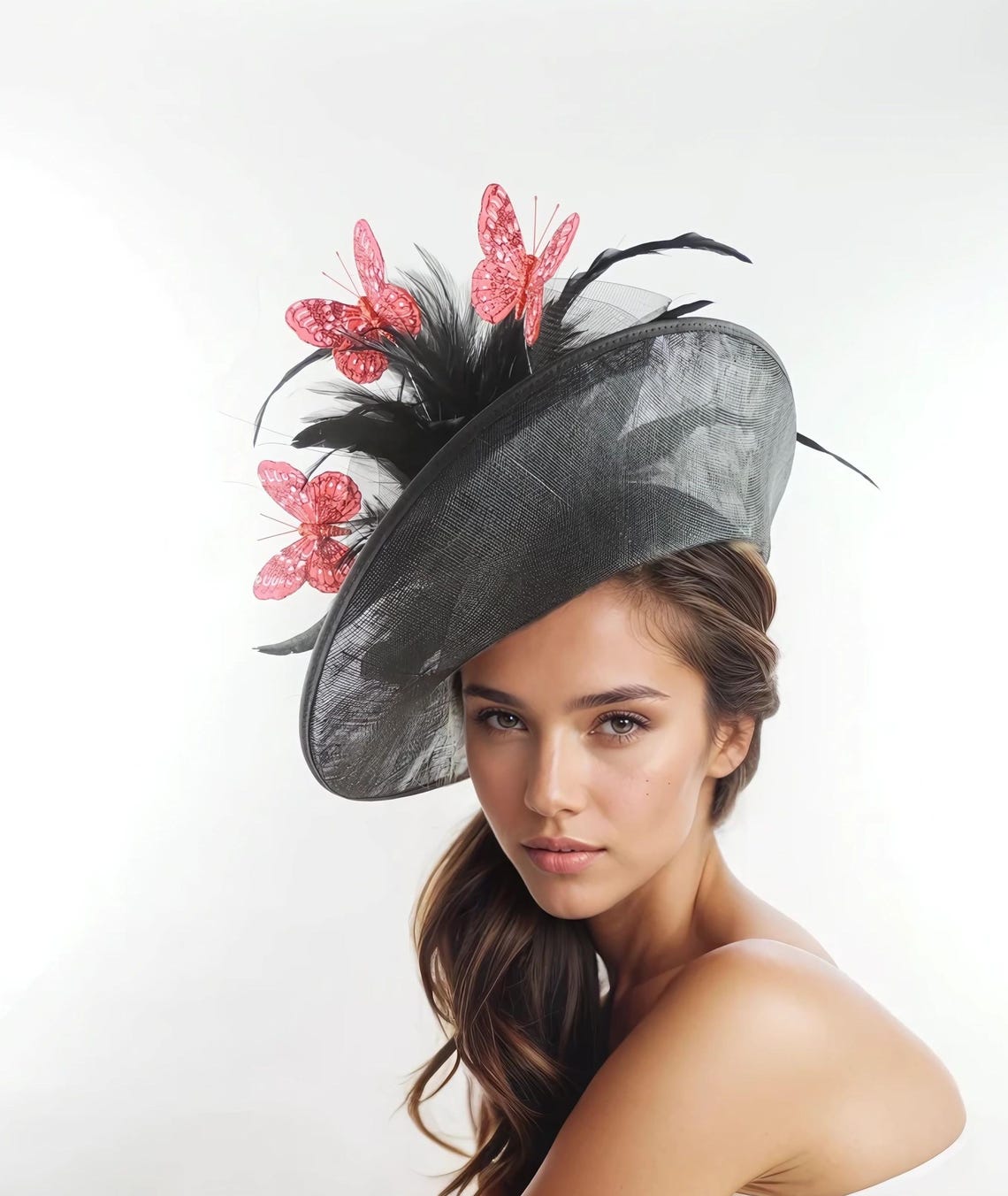 Cream Olive Green Gold Kentucky Derby Hat Saucer Hatinator Ascot ...