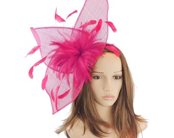 Fuschia Fascinator - Etsy