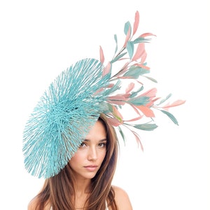 Yellow Kentucky Derby Hat, Lemon Yellow Ascot Hat,yellow Tea Party Hat ...