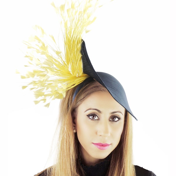 Navy Fascinator - Etsy UK
