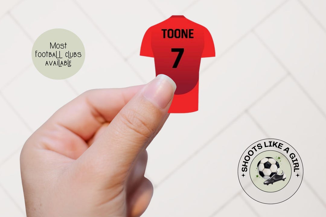 Womens Football Shirt Stickers | Manchester United | Manchester City ...