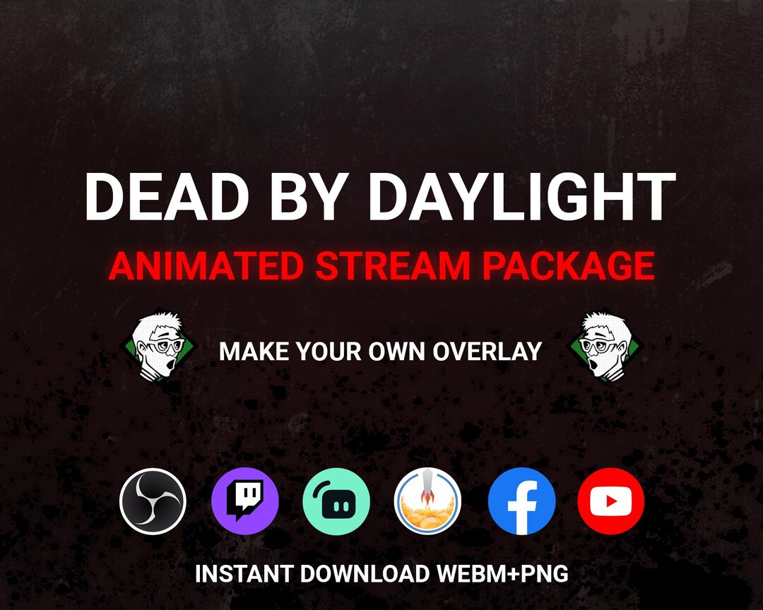 Animated Twitch Stream Package | Dead by Daylight Overlays, Panels ...