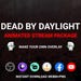 Animated Dead by Daylight Webcam Frame Borders Twitch OBS Grunge ...