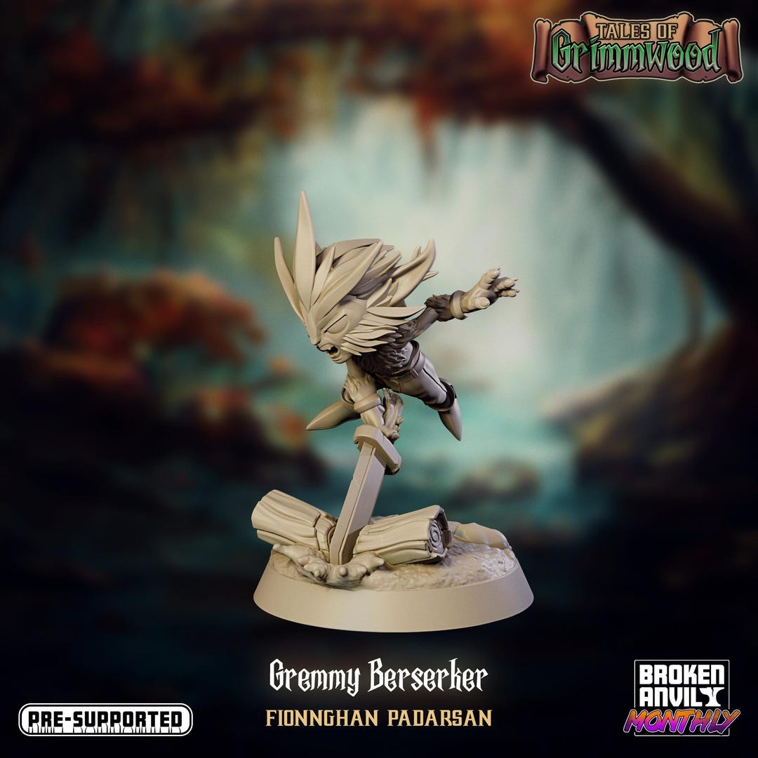 Gremlins Fae Goblin Miniature: 12K 3D Printed, 32mm Dnd Figurine - Etsy